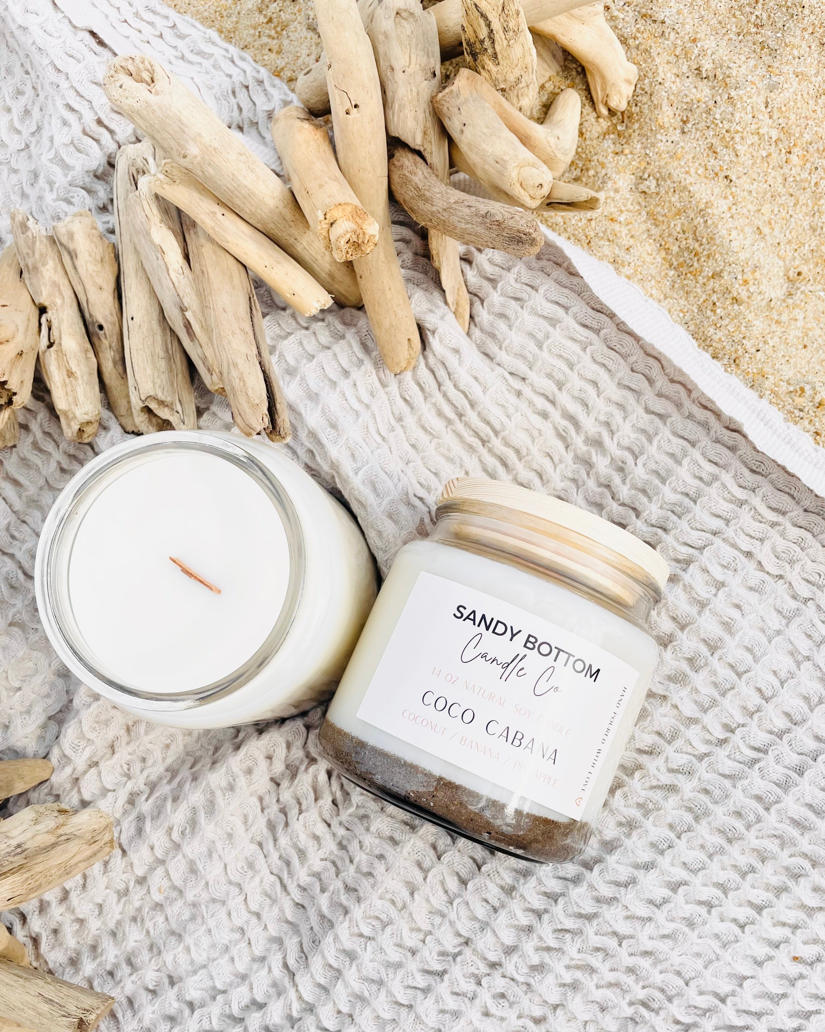 Coco Cabana Candle - Sandy Bottom Candle Co. – ish Boutique