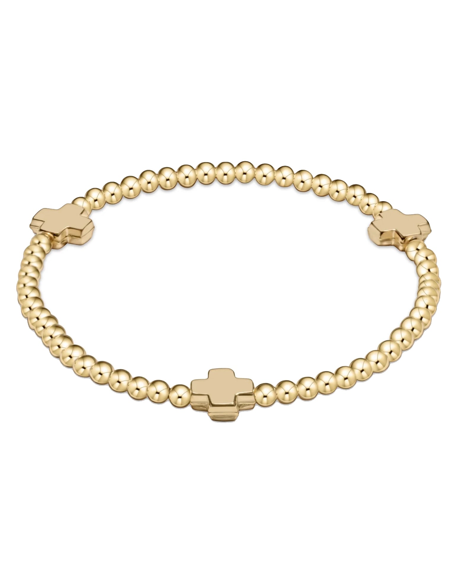 Enewton Small Signature Cross Gold 2mm – ish Boutique