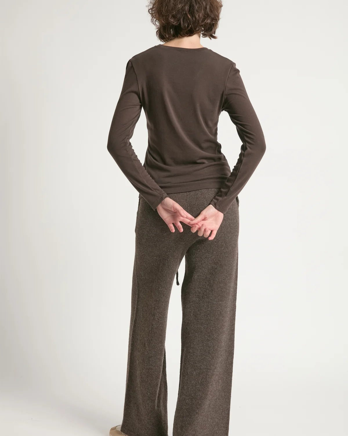 Josey Front Seam Top in Mocha – ish Boutique