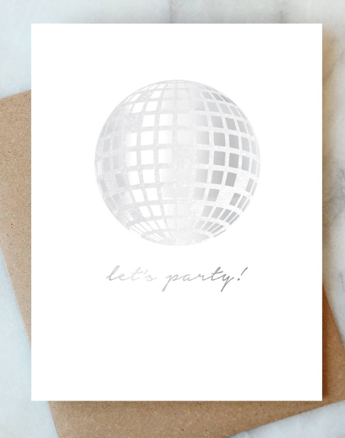 Disco Ball Birthday Greeting Card – ish Boutique