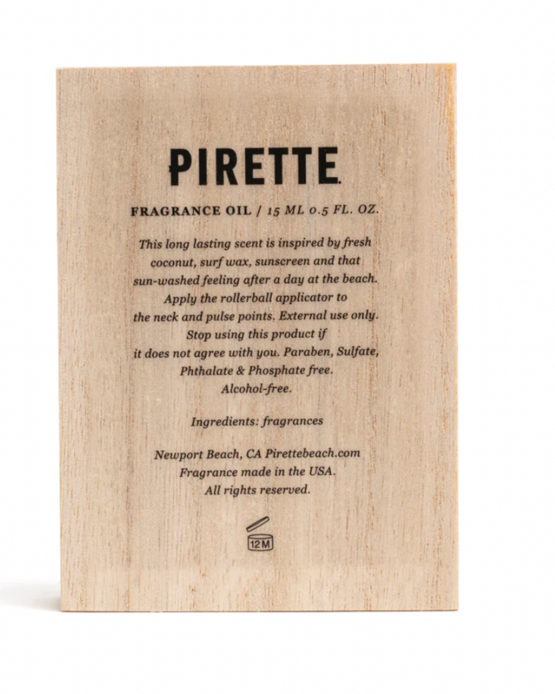 Pirette Fragrance Oil | Pirette at ish Boutique | Women's Boutique in ...